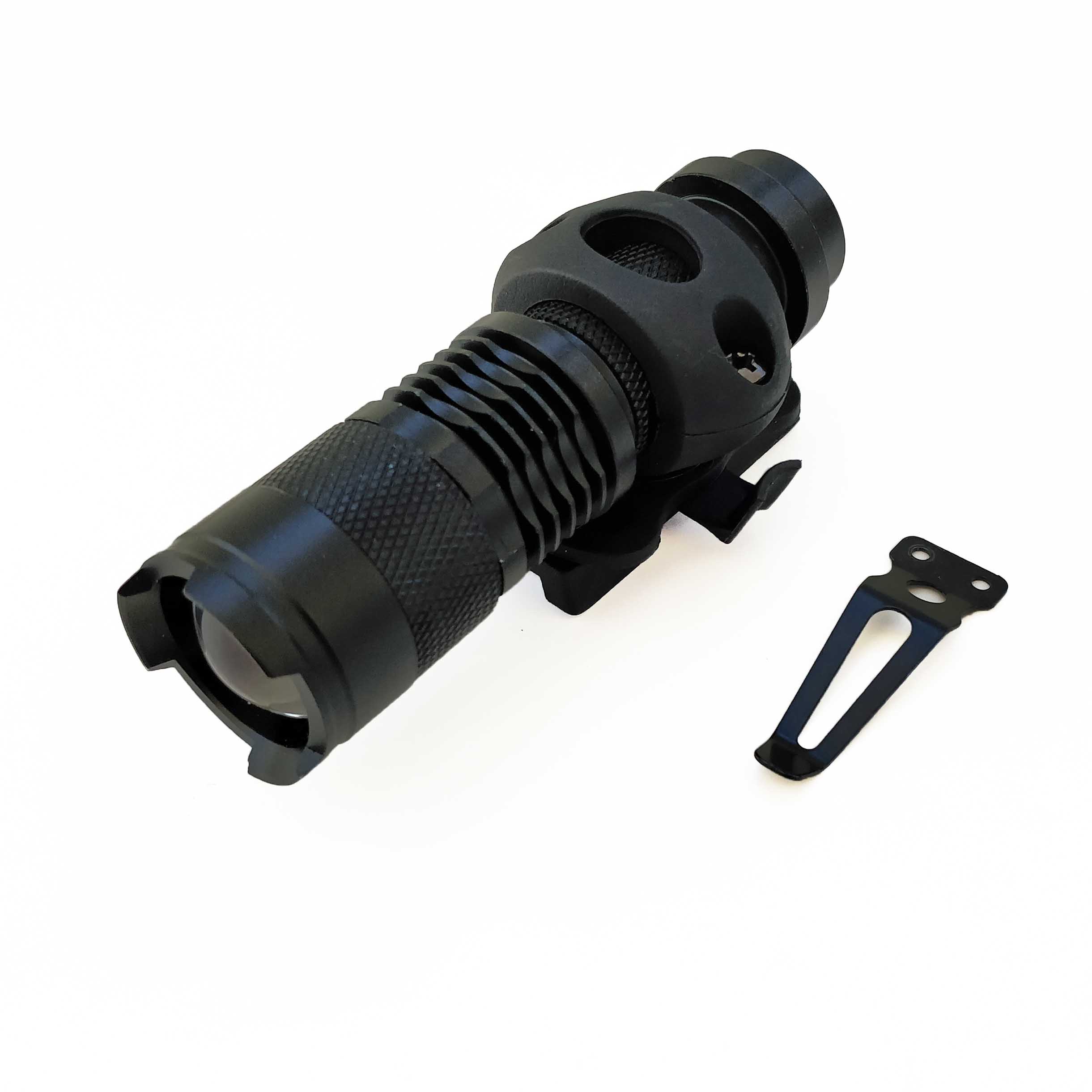 250 Lumen Zoomable Tactical Helmet Light for ARC Rail ...
